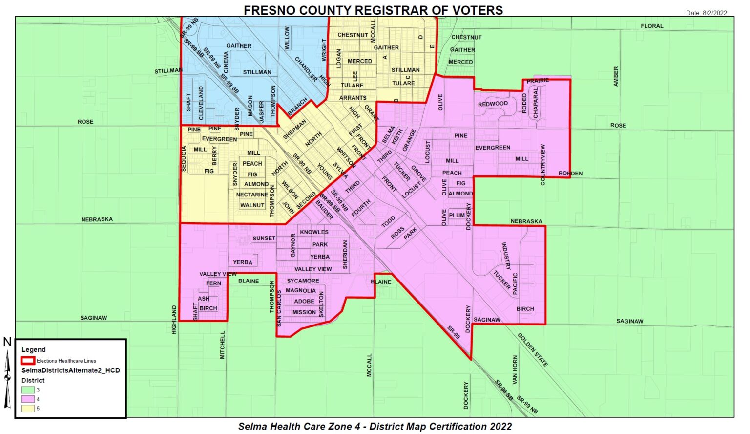 District Map – Selma Healthcare District